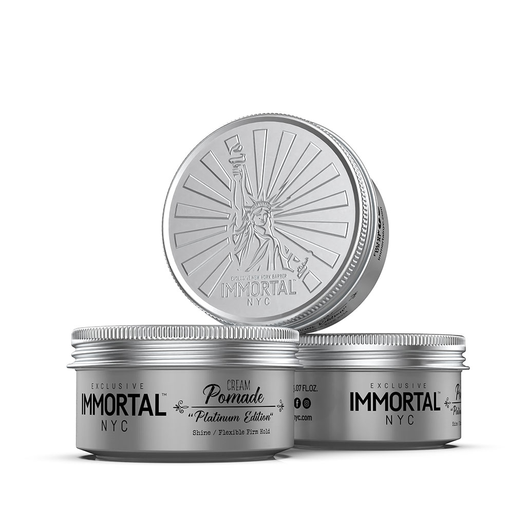 '-PLATINUM EDITION CREAM POMADE- IMMORTAL | BE BOLD & BE YOU